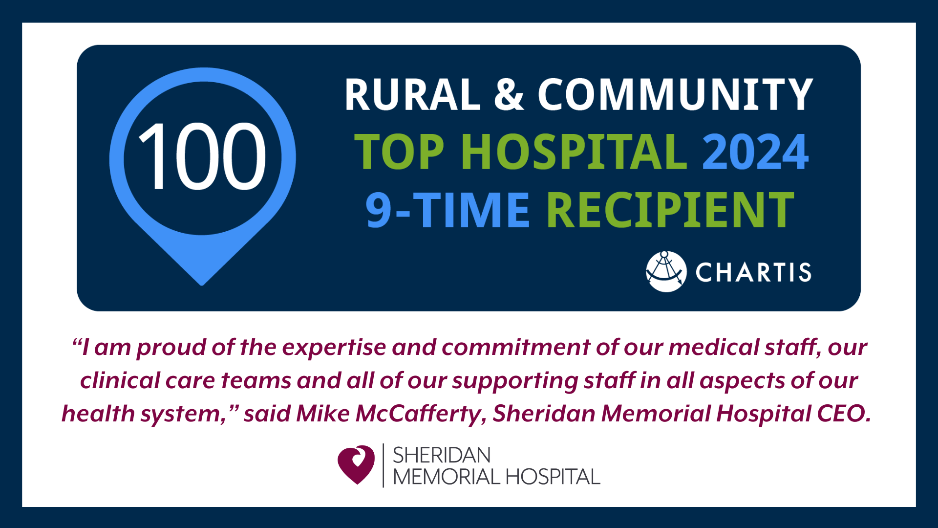 Sheridan Memorial Hospital Named Among Top 100 Rural & Community ...